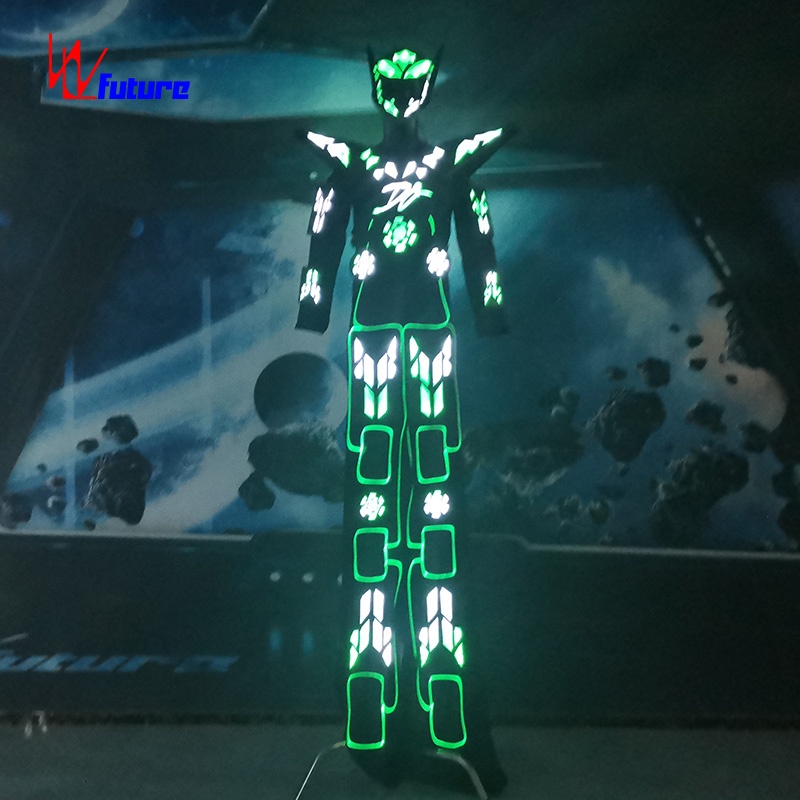 Adult Halloween costume Luminescent stilt dance cyborg costume ...